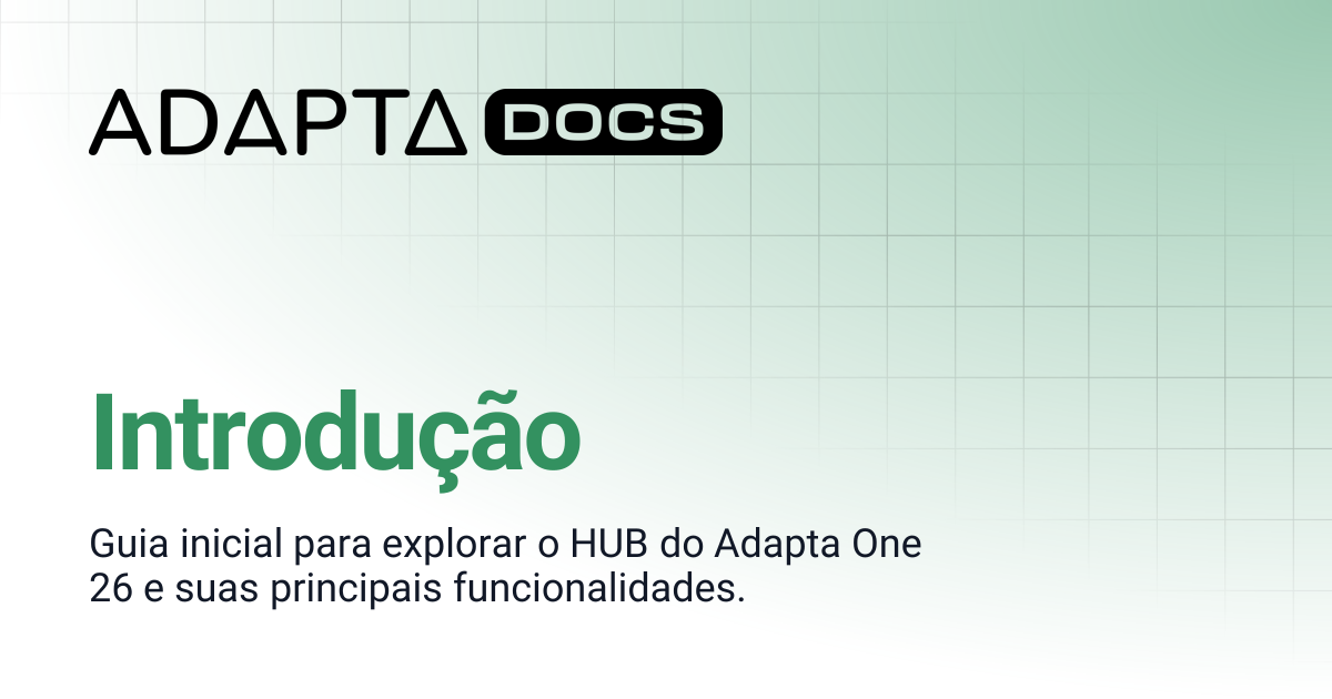 Introdução | Adapta Docs